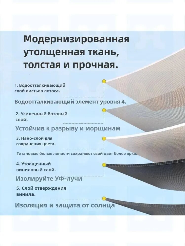 Шатер туристический 4.3M*5M, водостойкий и солнцезащитный крем, для кемпинга, быстросборный — фото 1