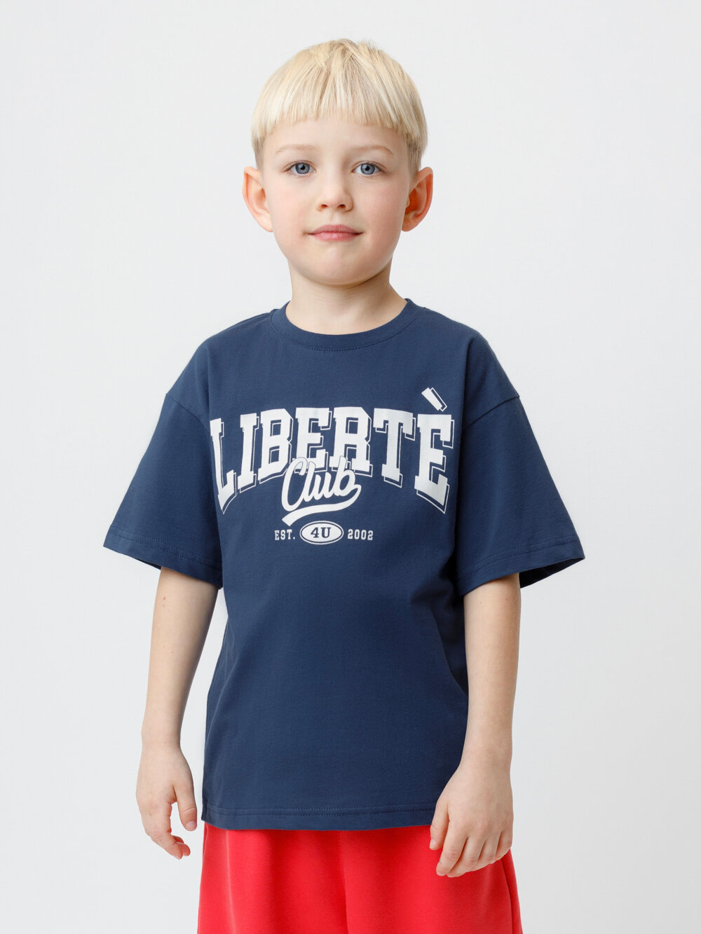 Футболка детская с принтом, хлопок