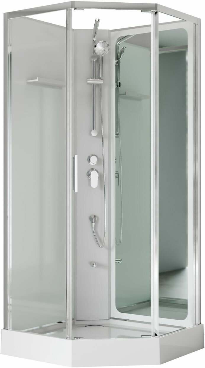 Душевая кабина Aquanet Passion P 3.0 90x90, прозрачное стекло