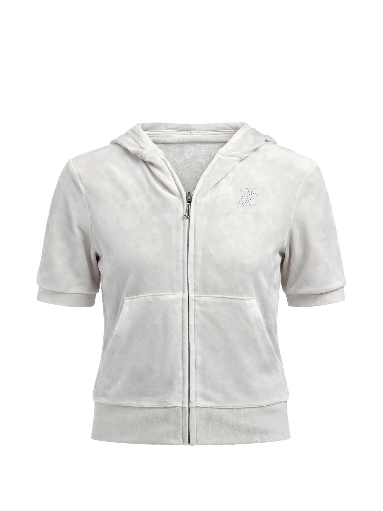 Худи Juicy Couture Diamante-logo zip-up hoodie