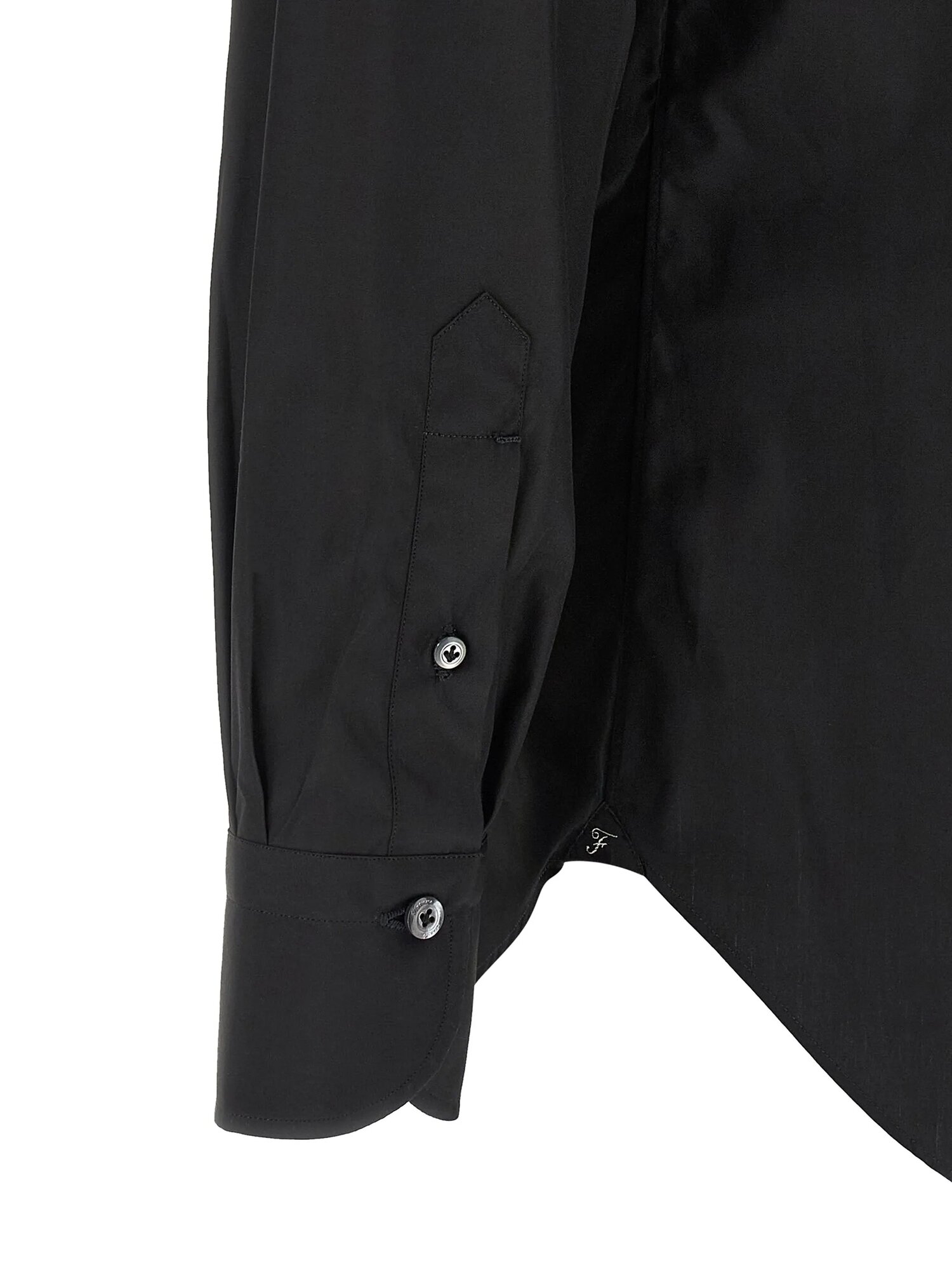 Рубашка Finamore Napoli, размер 2XL, black / black — фото 1