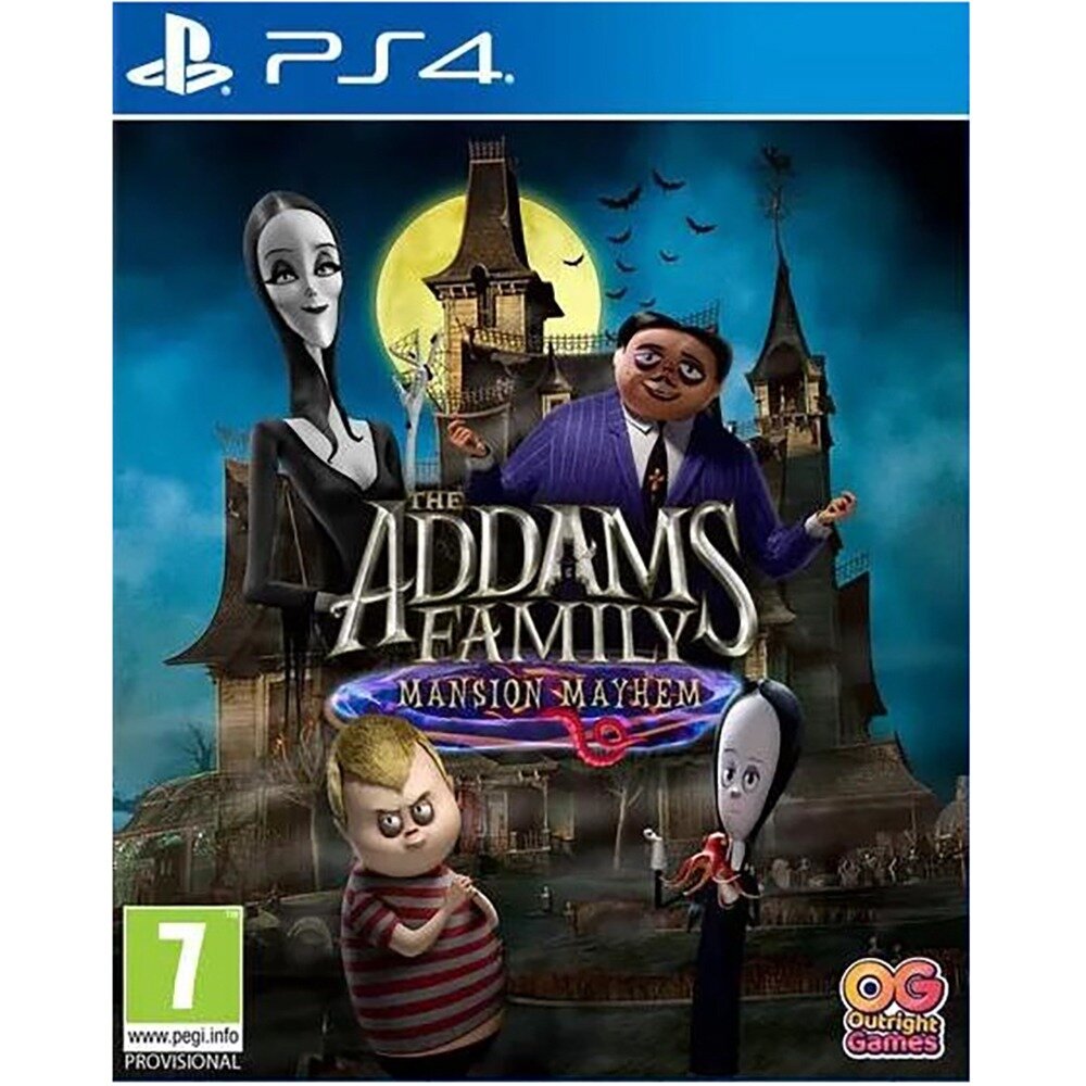 Диск The Addams Family: Mansion Mayhem игра для PS4 (русские субтитры)