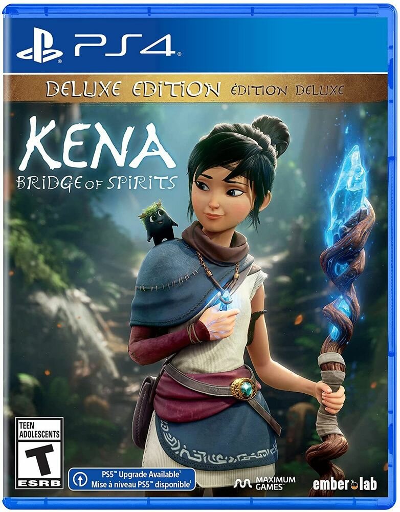 Диск Kena: Bridge of Spirits - Deluxe Edition игра для PS4 (русские субтитры)