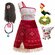 Платье Моана Disney, красный, Size 140(7-8T), Style F