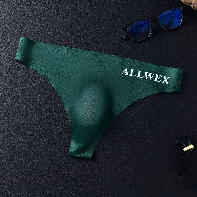 Мужские стринги Tangas из нейлона и спандекса L, Зеленый, зеленый