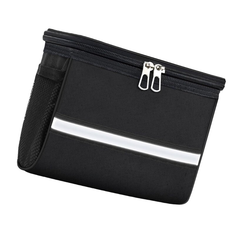 Водонепроницаемая Корзина Для Детских Велосипедов Светоотражающий Ремень Безопасности Передняя Рама Скутера Сумка Для Хранения Большой Емкости Простая Установка