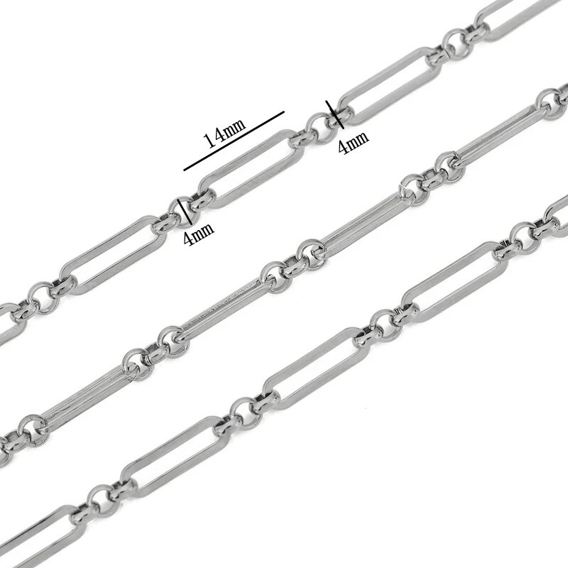 Цепь из нержавеющей стали 14x4 мм, Steel-A