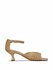 Босоножки Souliers Martinez Woven leather sandals, размер 41, gold