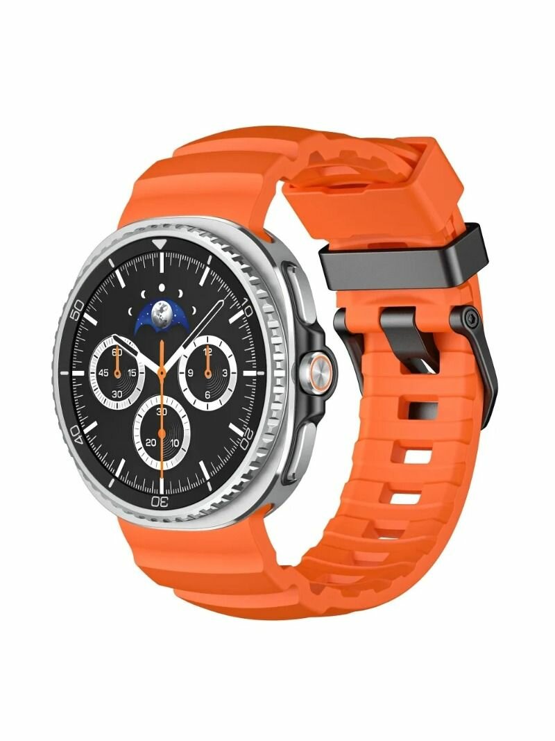 Спортивный силиконовый ремень для Samsung Galaxy Watch 8 44 мм 40 мм Classic 46 мм заменный ремень