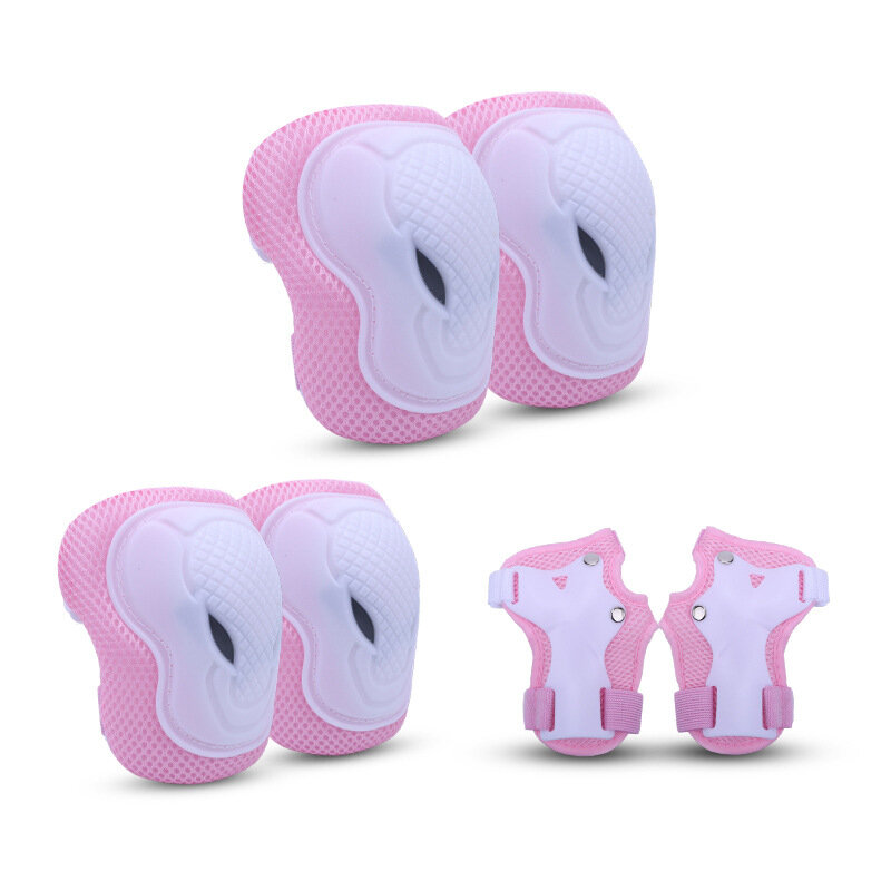 Детская защитная экипировка для роликовых коньков, комплект велосипедного шлема, беговел, велосипед, скейтборд, экипировка для катания, спортивные наколенники для внешней торговли.