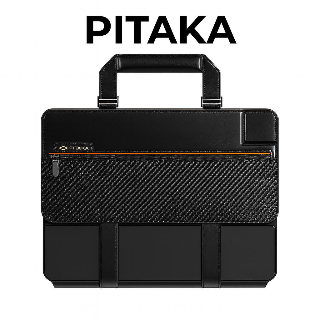 Карбоновая сумка Pitaka FlipBook Case для iPad 11, черный (Black)