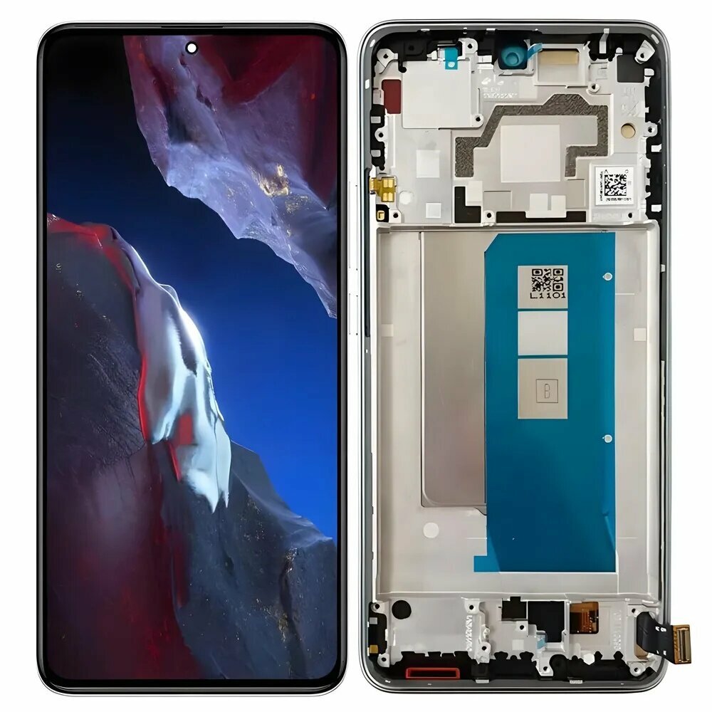 (AMOLED) Дисплей(экран) для Poco F5 Pro ( Поко Ф5 Про ) в сборе с тачскрином рамкой (Оригинал), 23013PC75G