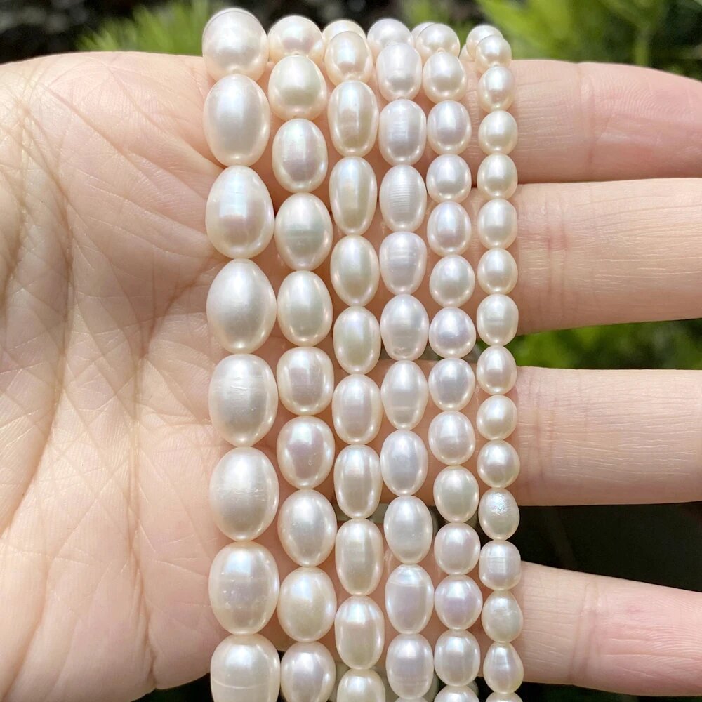 Бусины из пресноводного жемчуга Rice Pearl AAA 4-5mm