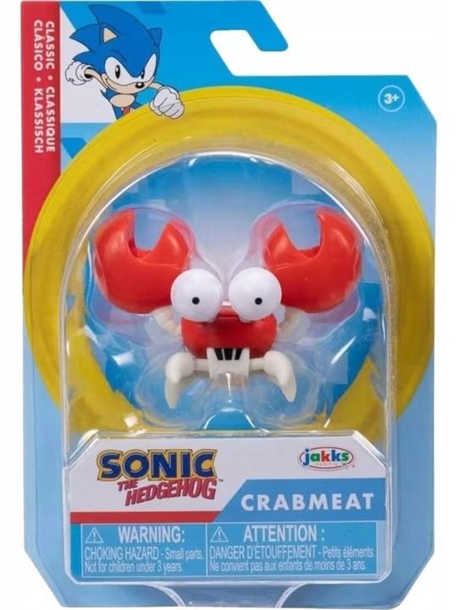 Фигурки JAKKS Pacific SONIC- Фигурка подвижная CRABMEAT/робот-краб, 5 см - Соник 41215