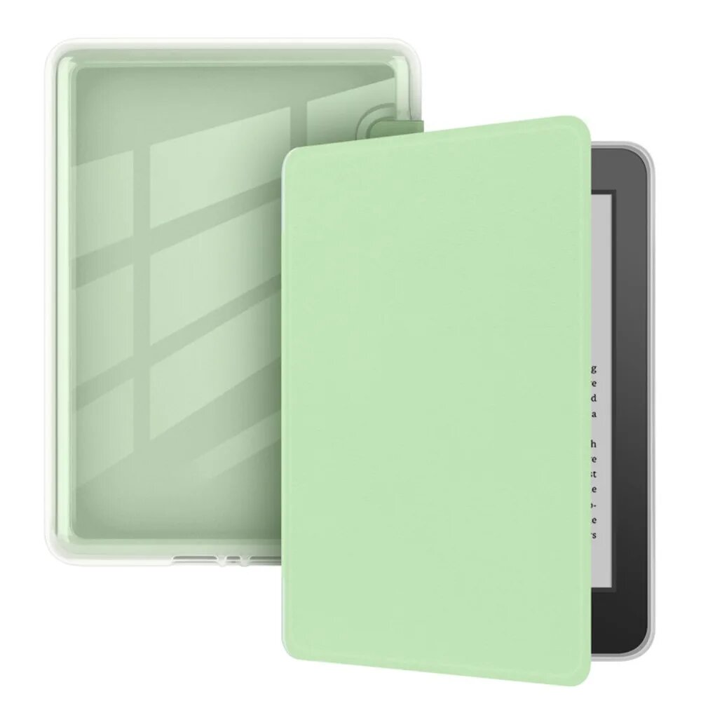 Чехол для Kindle Basic 2024 (12-го поколения) 6 дюймов Зеленый, Light Green