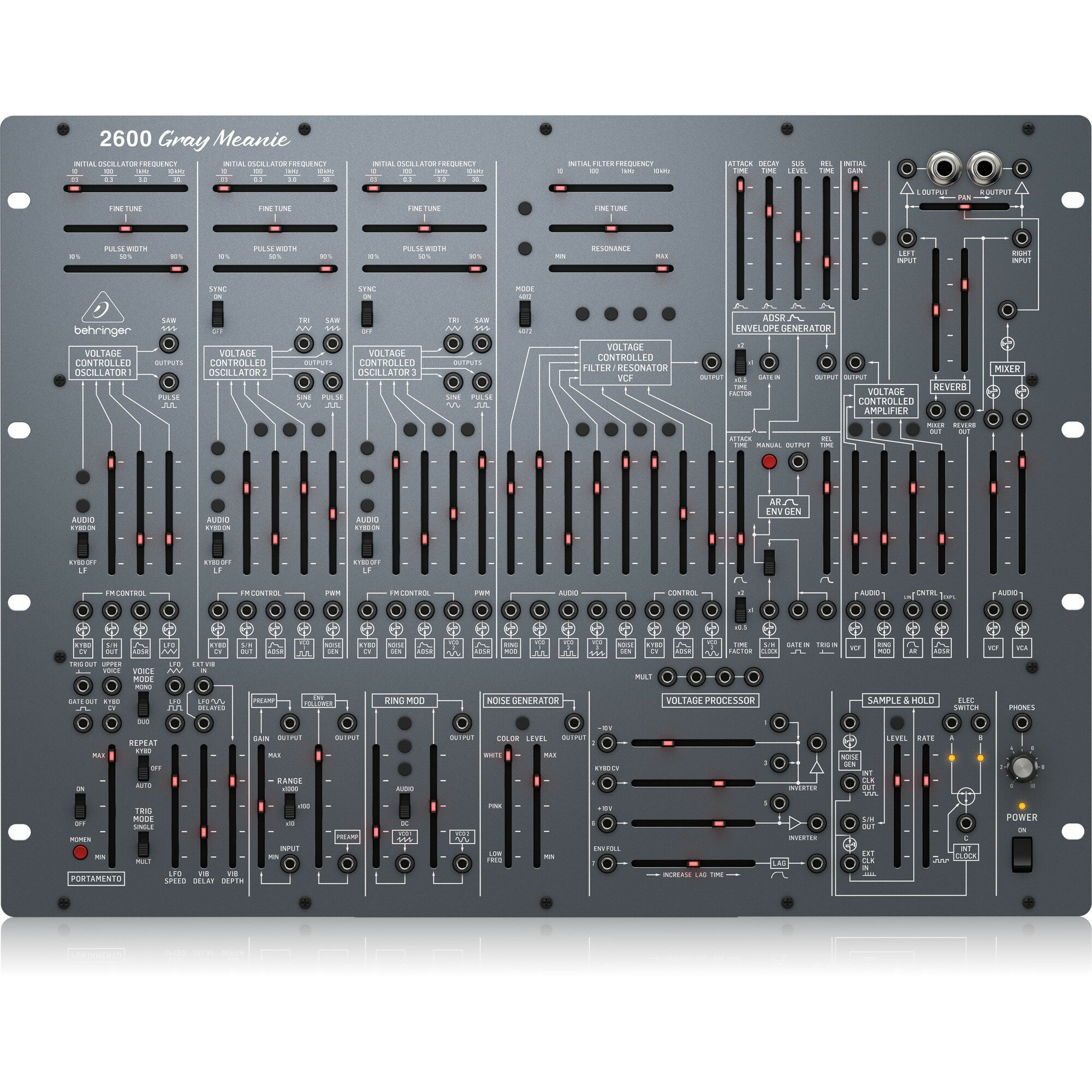 Аналоговый синтезатор Behringer 2600 GRAY MEANIE