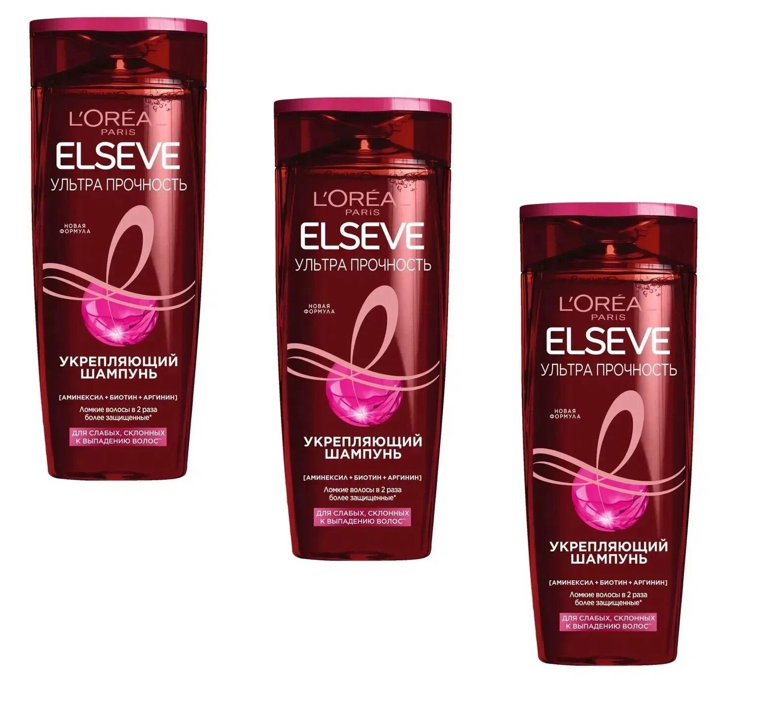 Шампунь Эльсев ультра прочность, 400мл 3шт