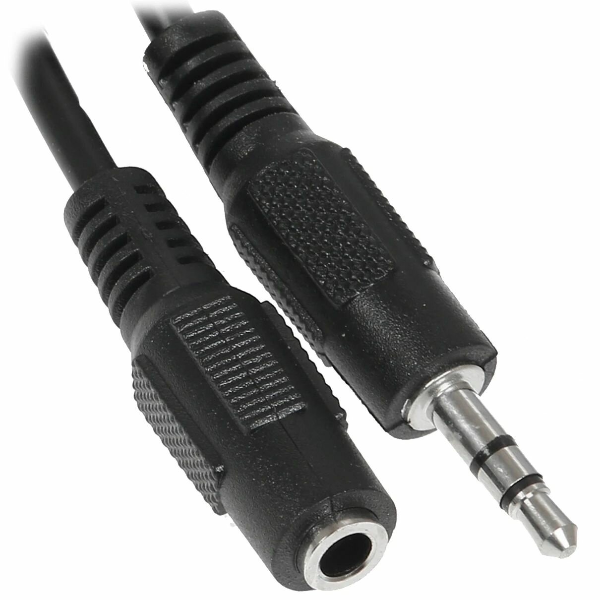Кабель Aceline jack 3.5 мм (M) - jack 3.5 мм (F) 2 м черный