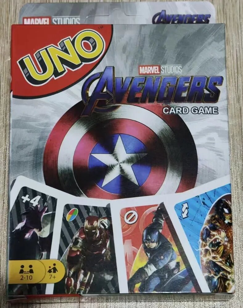 Настольная карточная игра UNO AVENGERS карт, Привет, Новая версия игры для всей семьи