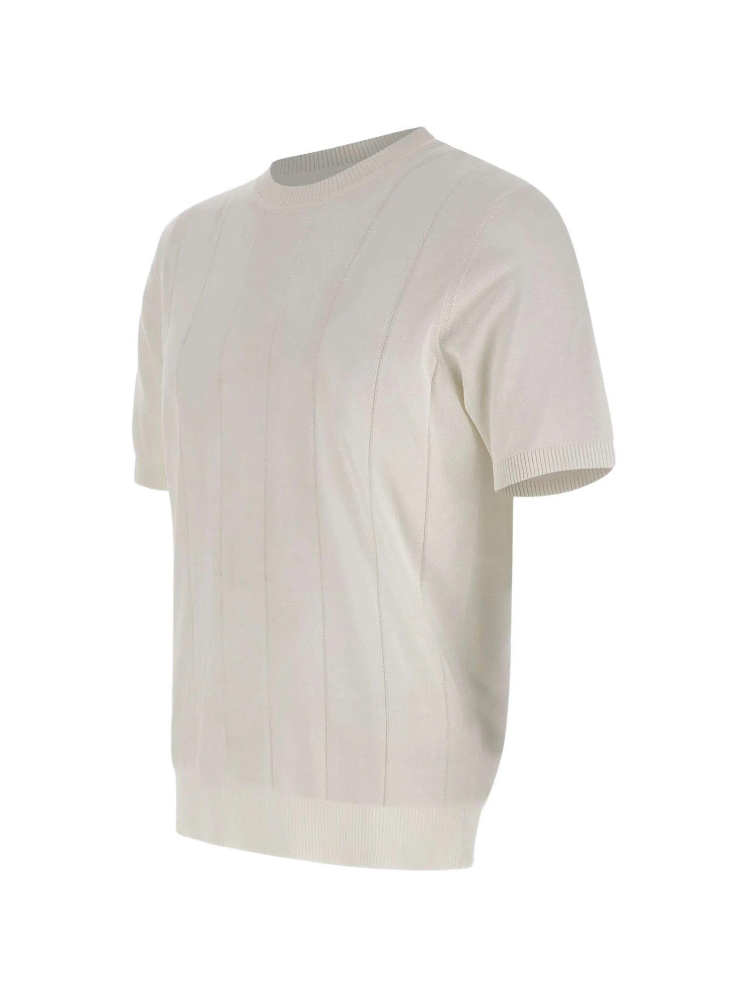 Свитер Kangra Cashmere Ribbed short-sleeve sweater, размер 50, , white — фото 1