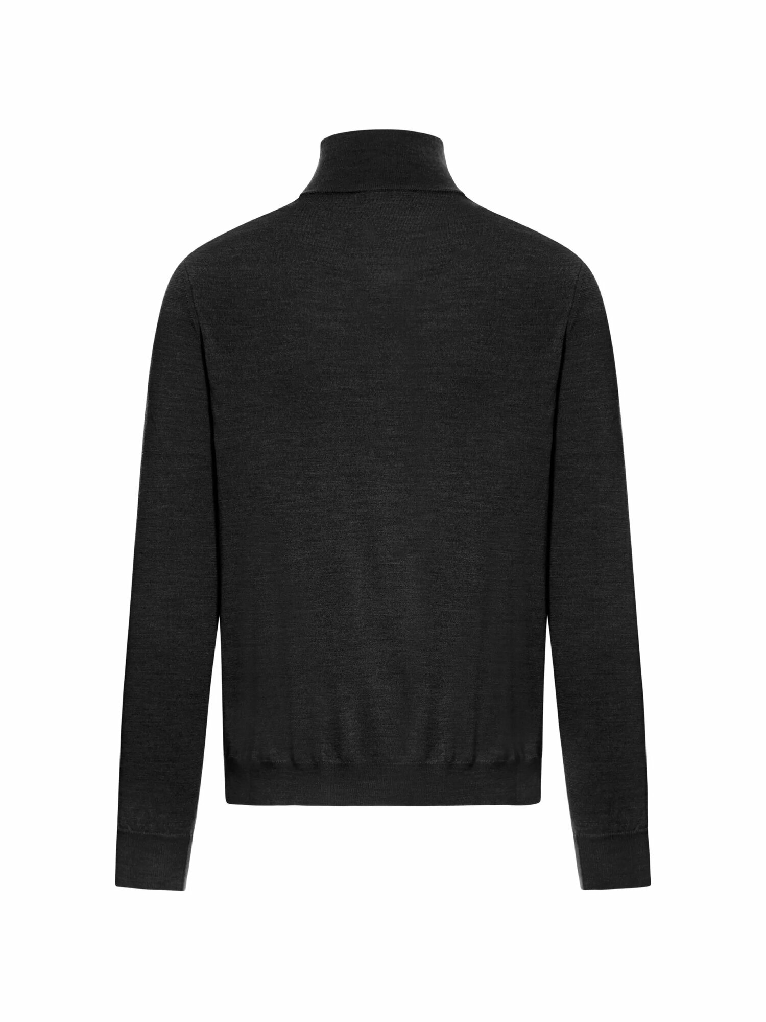 Свитер Zanone Half zip turtleneck sweater, размер 54, , black/black — фото 1
