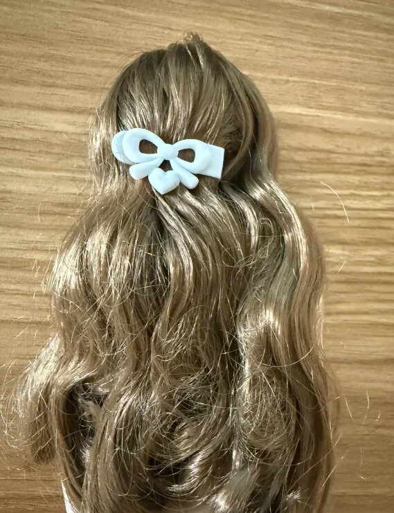 Заколка для волос кукольная, пластик, цвет A9