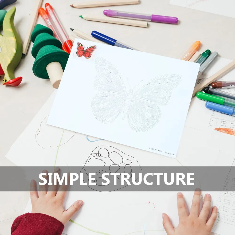 Набор для квиллинга из разноцветной бумаги 1 наб