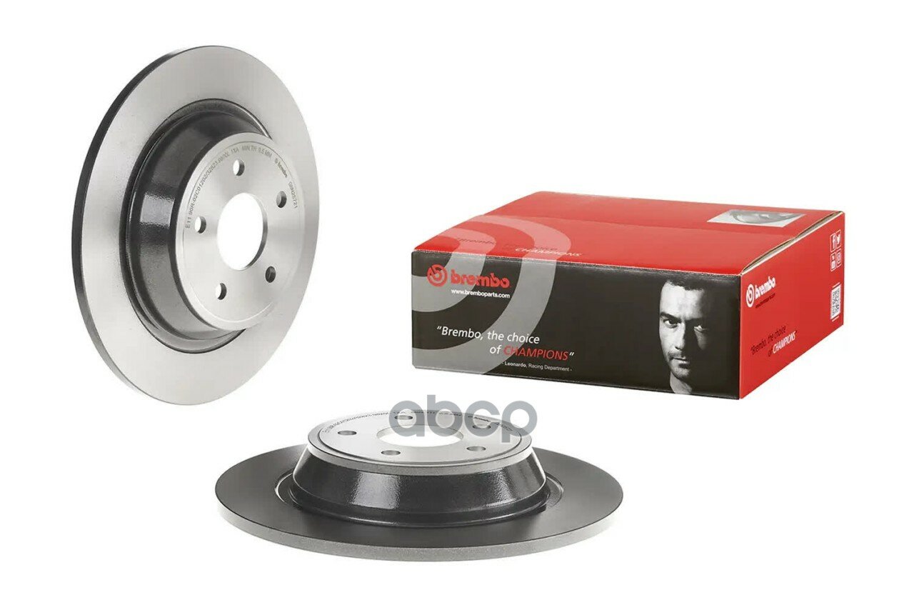 Диск тормозной задн с УФ покрытием FORD MONDEO V Hatchback (CE) 09/14 / FORD MONDEO V Saloon (CD) Brembo арт. 08N25721