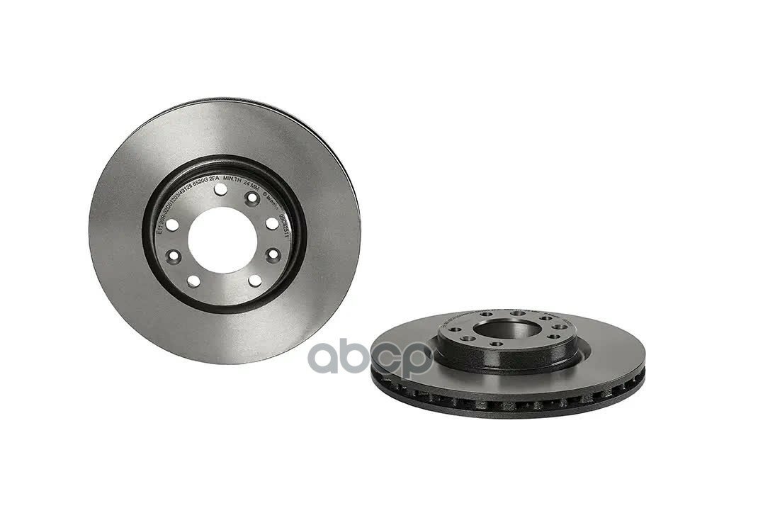 Диск тормозной передн. с УФ покрытием CITROEN BERLINGO (ER_ EC_) 06/18-> / CITROEN BERLINGO Box Bod Brembo арт. 09. c825.11