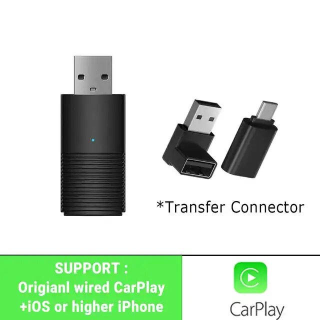Беспроводной USB-адаптер Ottomotion MINI CarPlay — это автомобильный аксессуар, совместимый с автомобилями Hyundai, Volkswagen, Mazda, Toyota, Kia, Ford, Chery и другими моделями, а также с iPhone.
