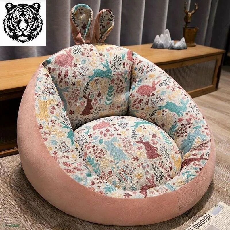 Прямой диван 55х50х50 см, розовый