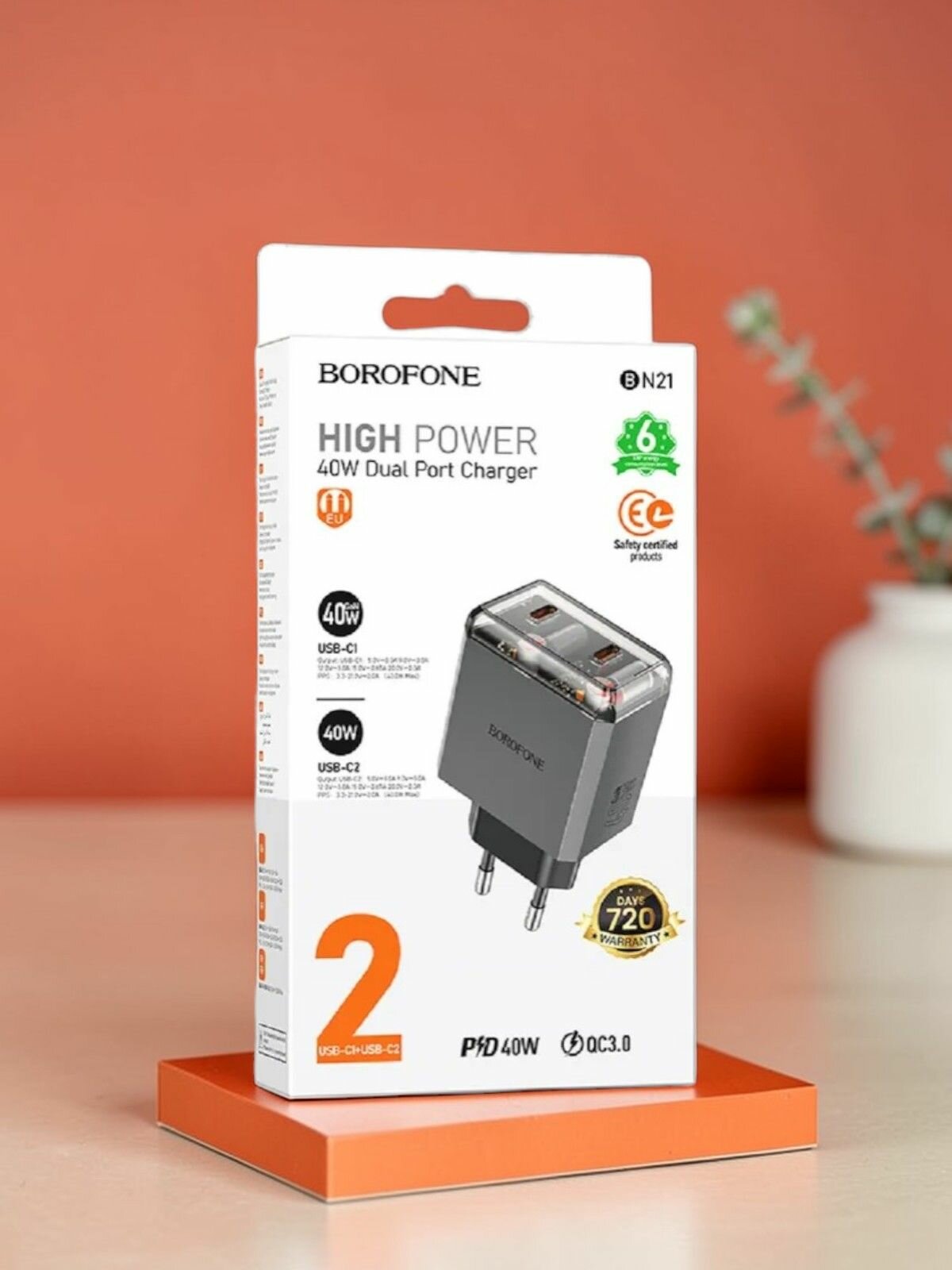 Зарядное устройство Borofone BN21