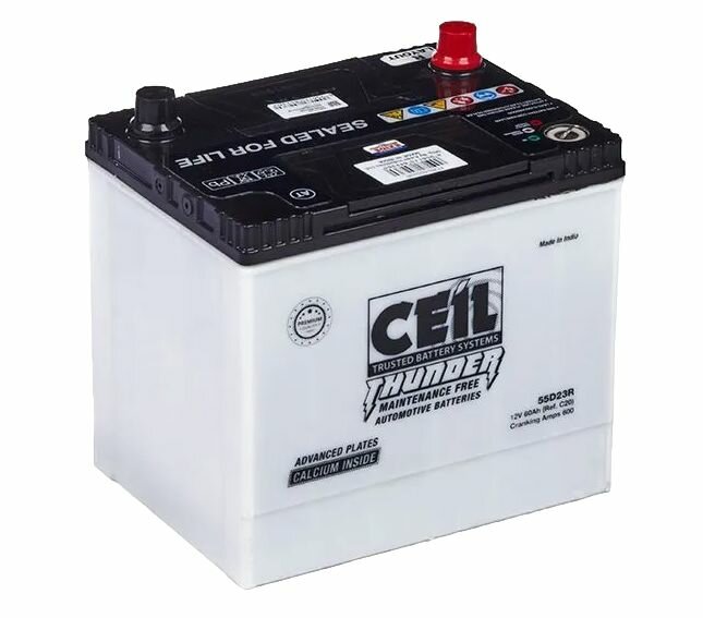 Аккумулятор автомобильный EXIDE CEIL JIS 55D23R 60 Ач 600А п. п. (230х175х225)