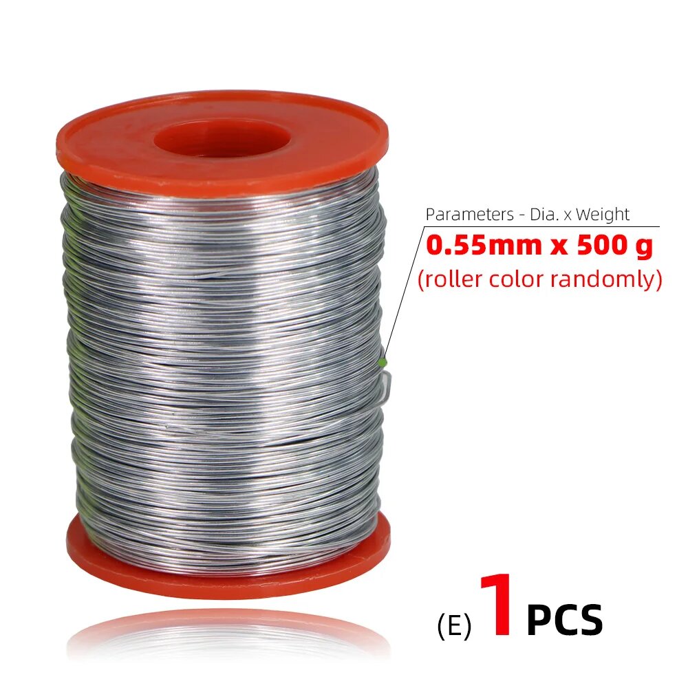 Сварочная проволока 0.55 мм x 500 г, Цвет: E