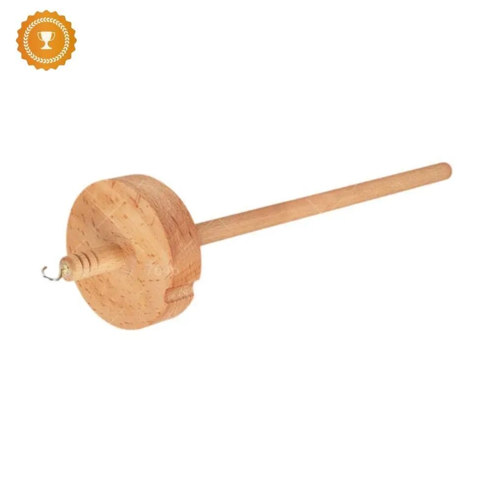 GM Веретено с верхним утяжелителем для прядения нитей, ручное, для вязания и кроше, 32,5 см