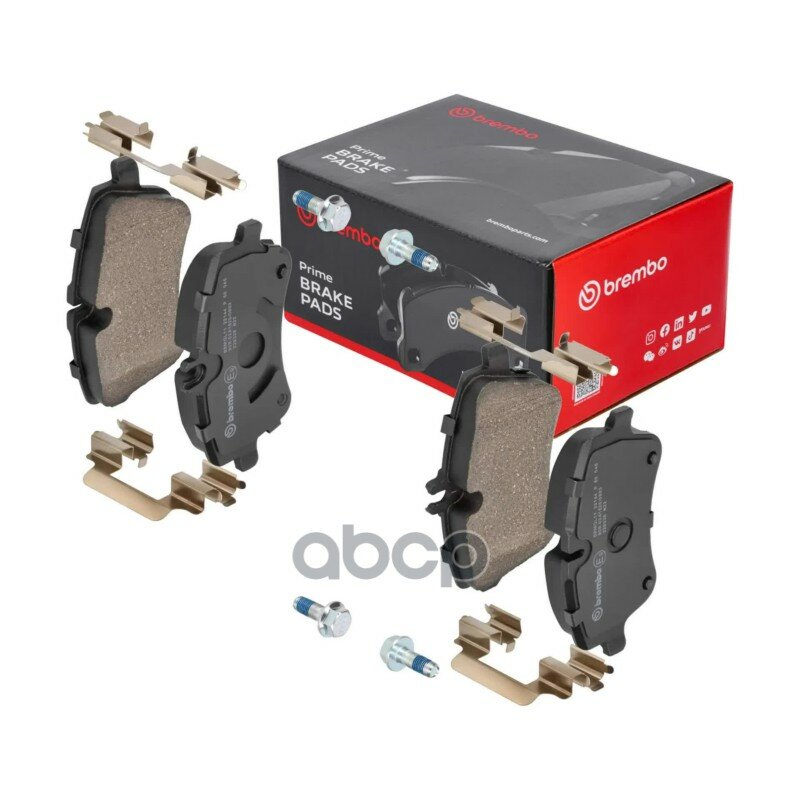 Колодки тормозные дисковые передн. MERCEDES-BENZ C-CLASS (W203) 05/00-08/07 / MERCEDES-BENZ C-CLASS Brembo арт. p50045