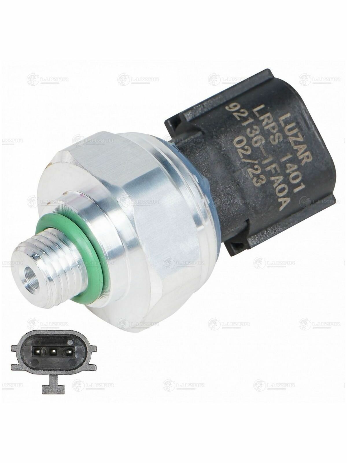 Датчик давления хладагента для а/м Nissan X-Trail, Primera; Mazda 3 , 6 / Ниссан Икс-Трейл, Примера, Мазда 3, 6, Luzar LRPS1401