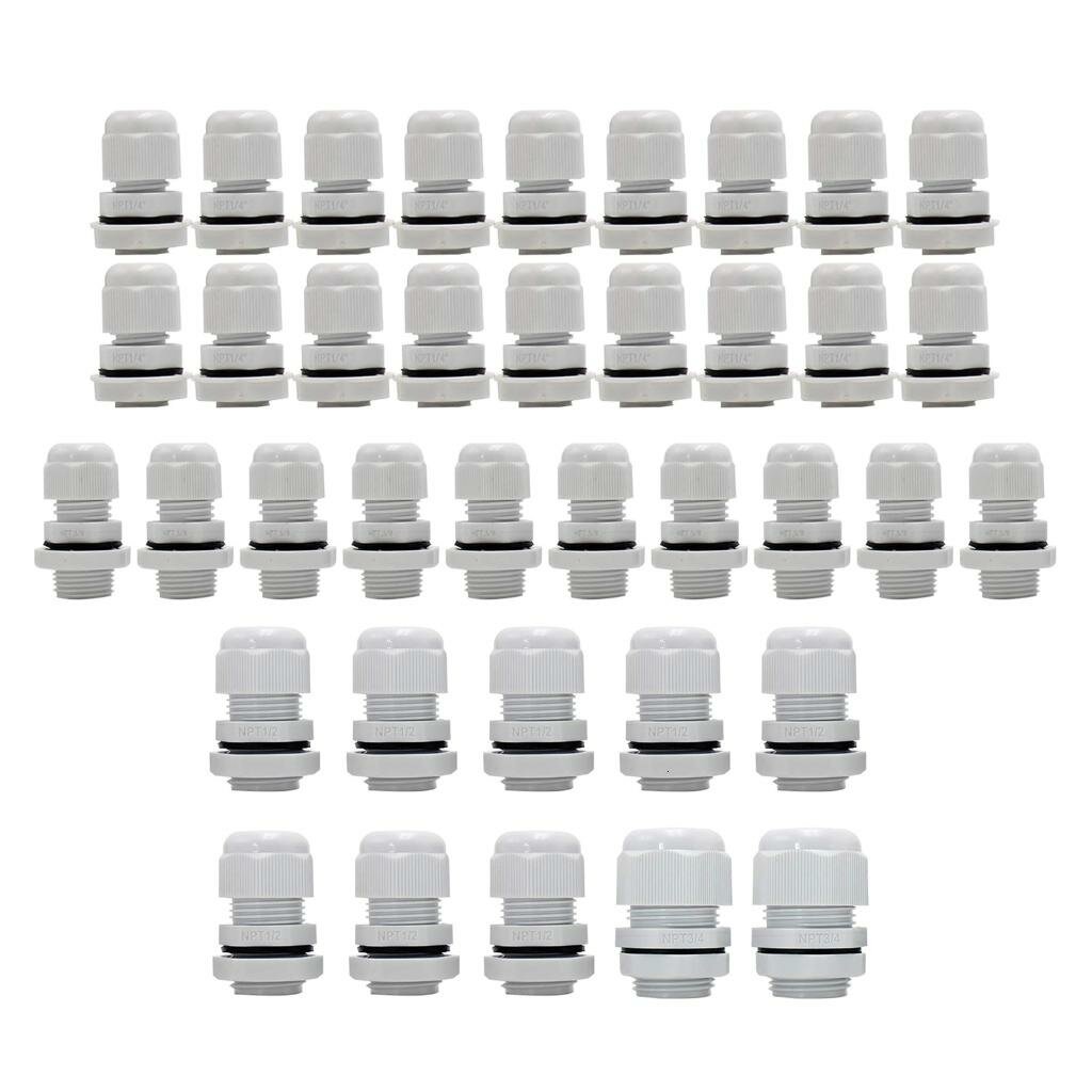 Водонепроницаемые кабельные вводы, 38 шт.