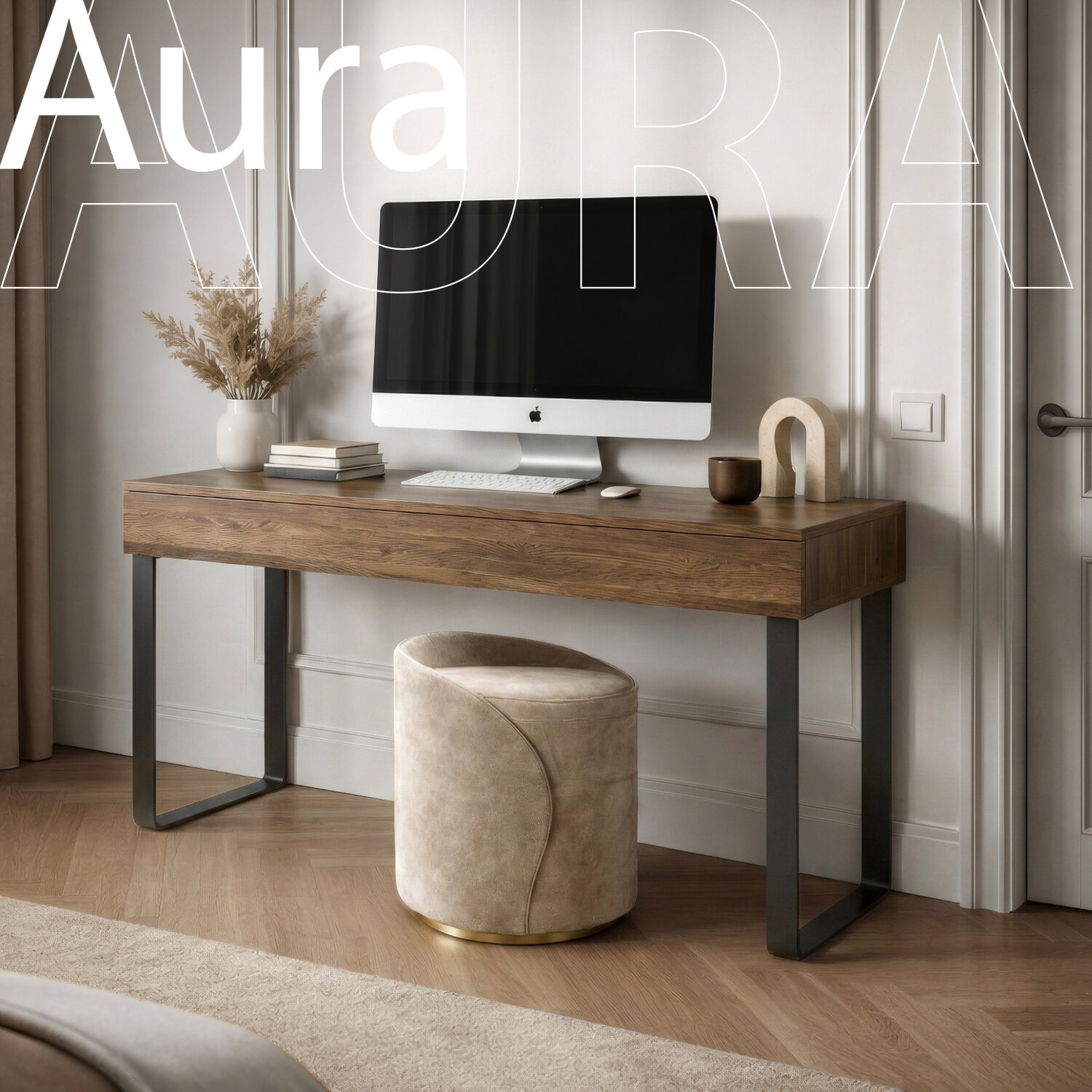 Консоль (1,6) с 2-мя опорами Aura.Wood