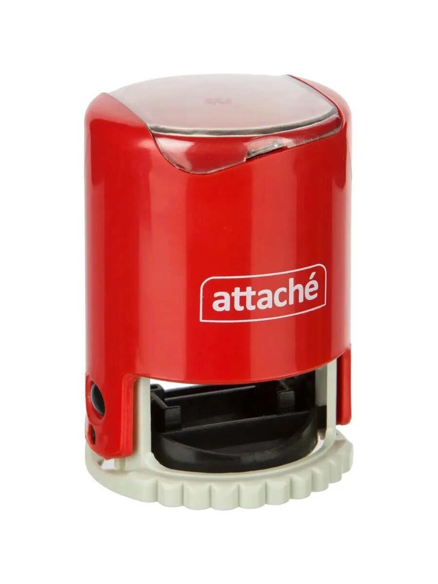 Круглая оснастка для печати Attache R40 красная