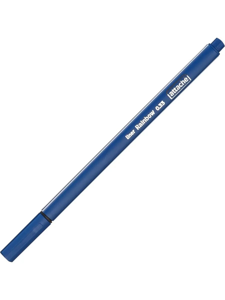 Яркий трехгранный линер с синим корпусом