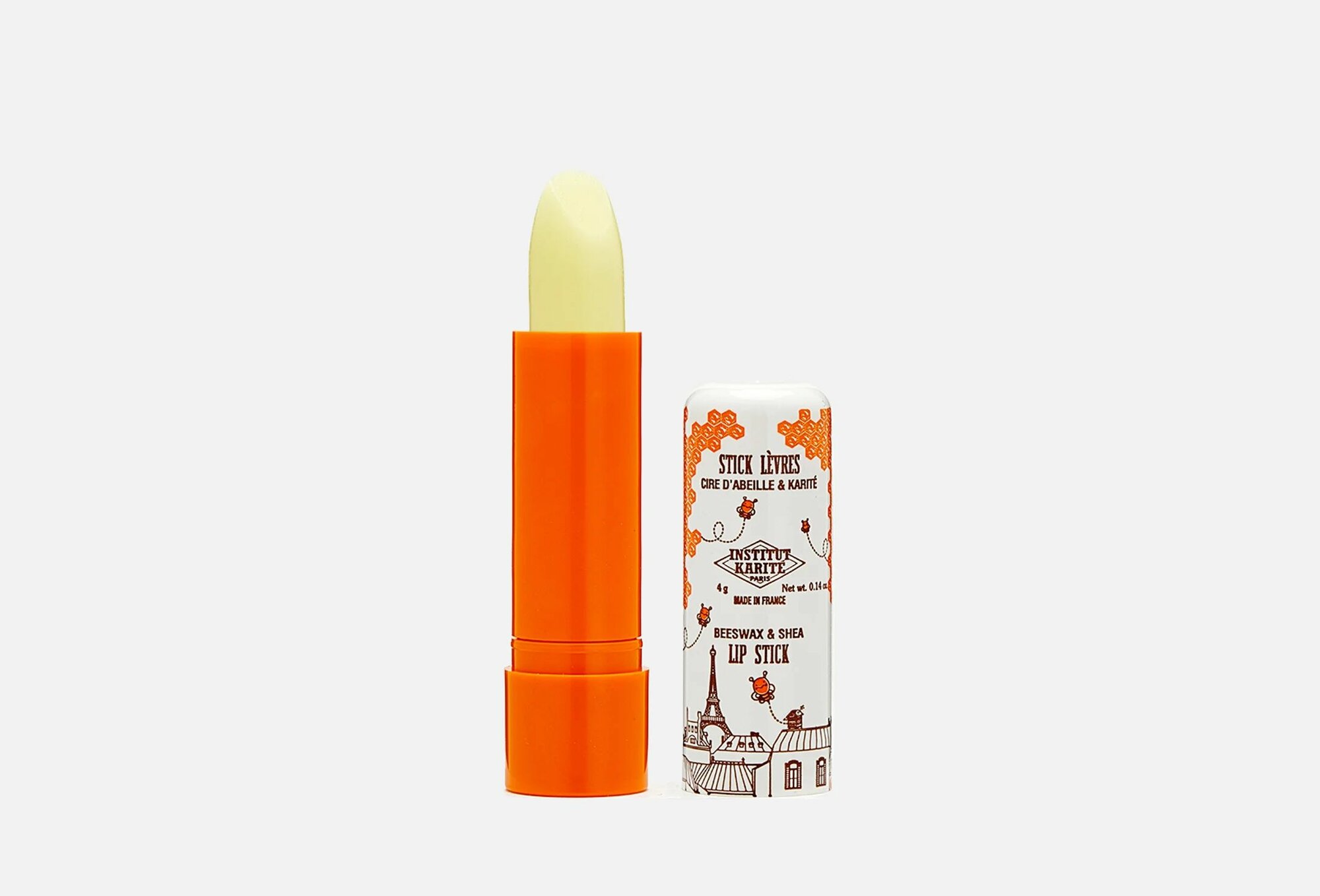 Institut Karite - Набор 3шт. Beeswax Shea Lip Sticks Бальзам для губ с маслом ши и пчелиным воском 3х 4 гр