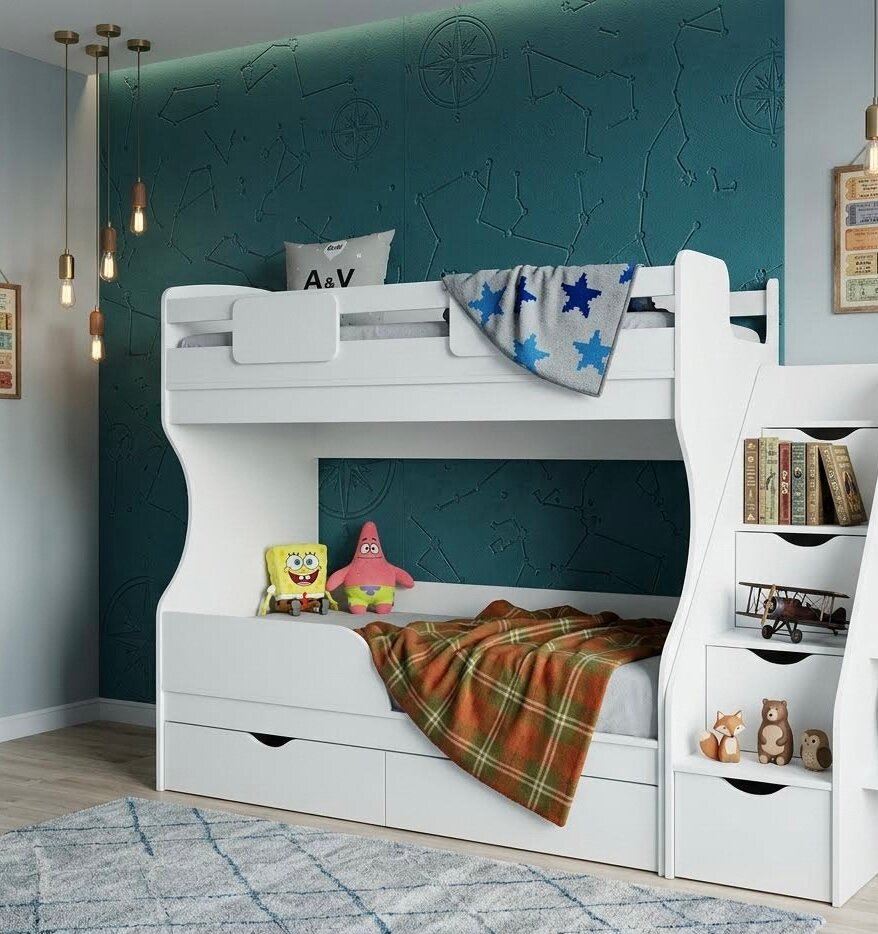 Кровать двухъярусная Альфа мини 160х80