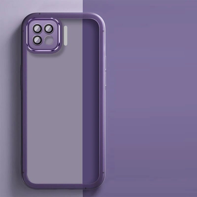 Чехол Для Oppo Reno4 Lite, Силиконовая Задняя Крышка, Oppo Reno4 Lite, Фиолетовый, jtm TZ