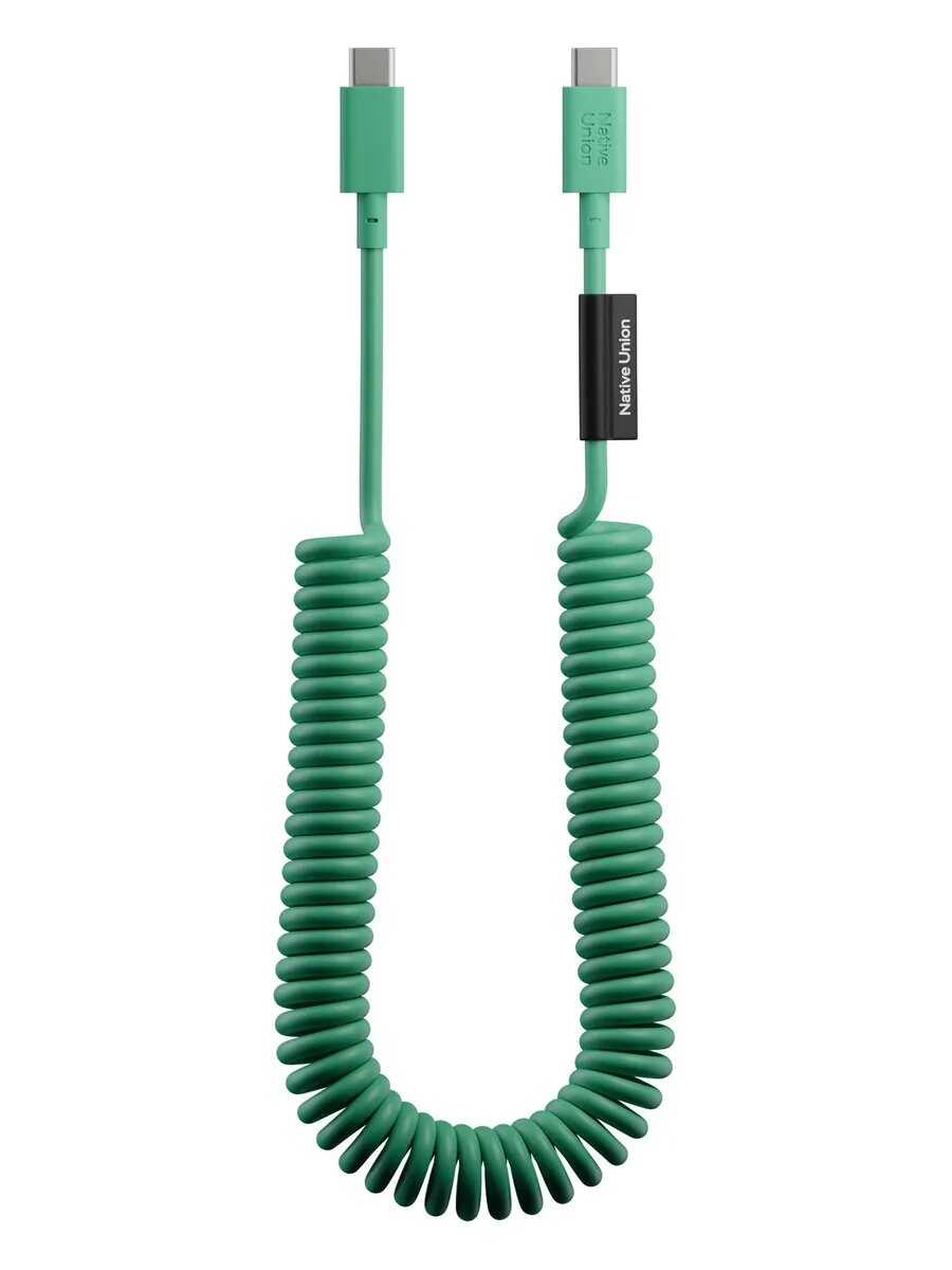 Кабель зарядный Native Union POP CABLE XL USB-C/USB-C, 60W, длина 2,4 м, цвет: зелёный