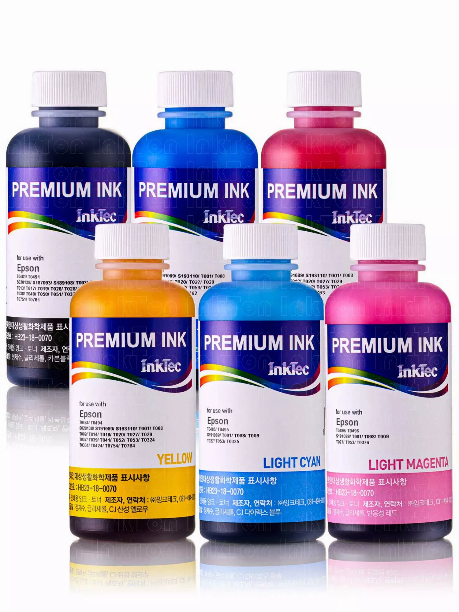 Чернила для принтера Epson R200, R210, R220, R230, R310, R300, R320, RX500, RX510, RX600, RX620, RX630, RX650, комплект