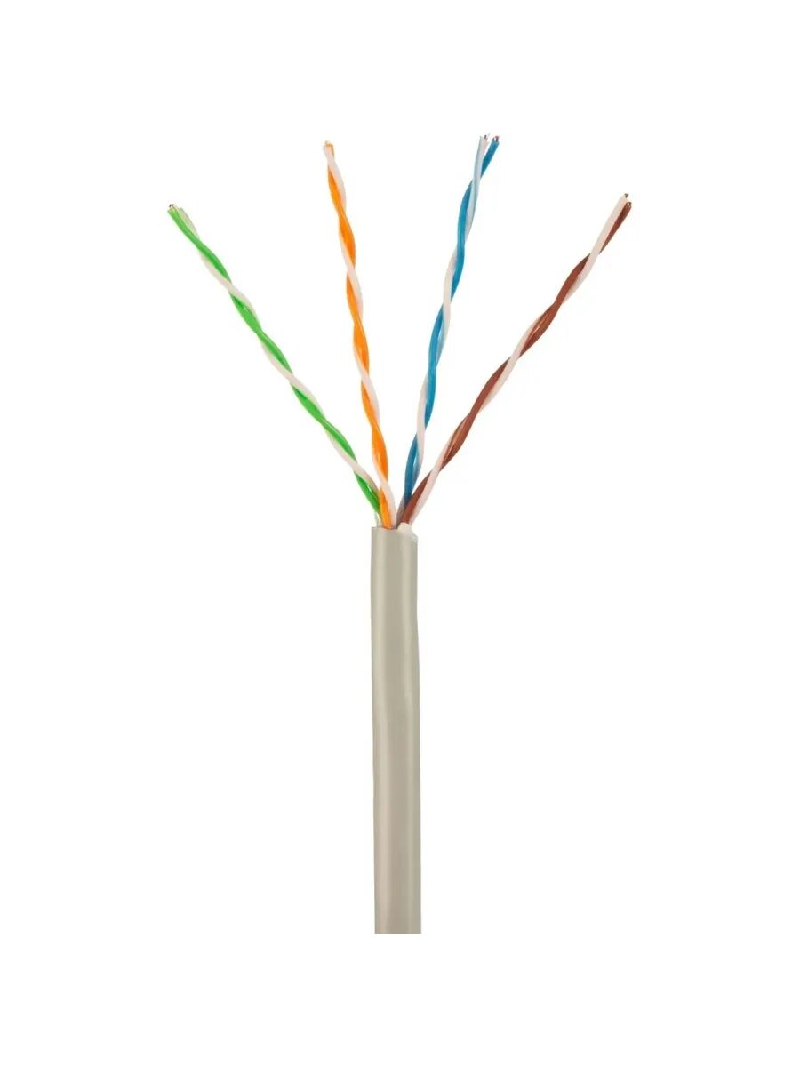 Кабель Ethernet FTP Cat5e 100м серый