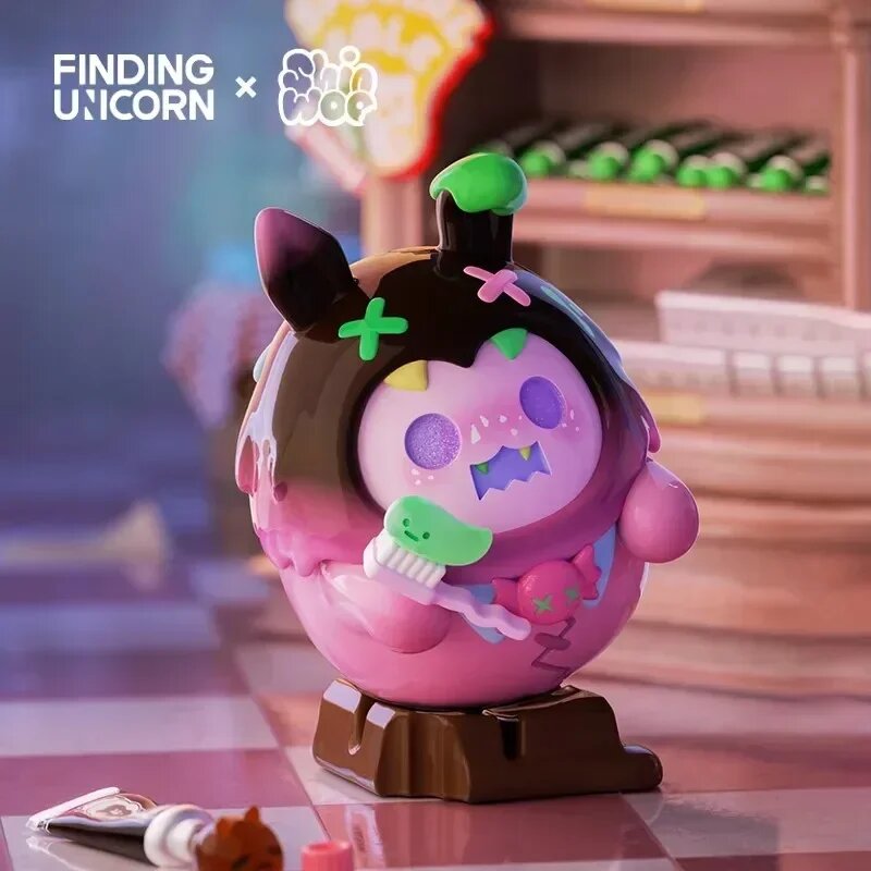 MINISO Подарочная сумка FINDING UNICORN ShinWoo Vampire Candy Shop Series Фиолетовый, Minty Flaver