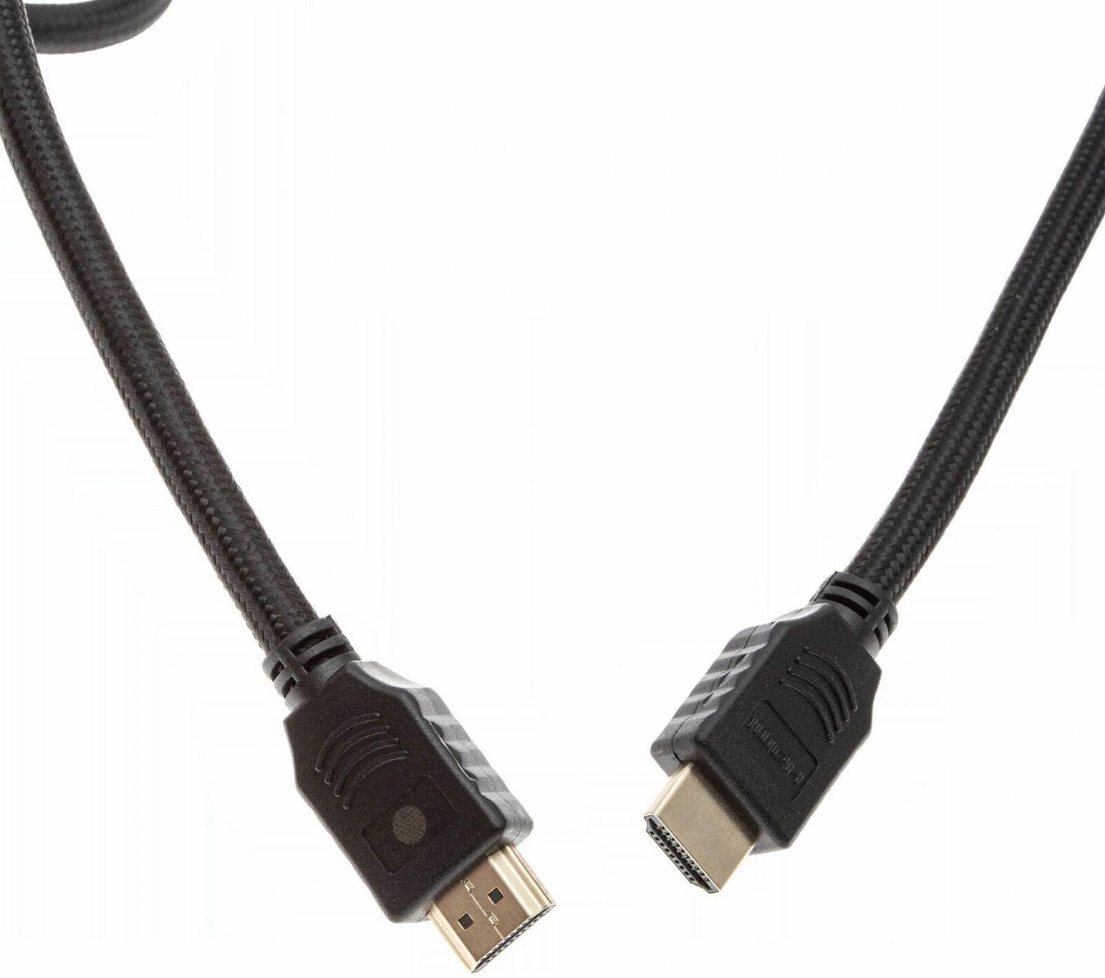 Кабель аудио-видео CACTUS HDMI m - HDMI m, 1 м, позолоченные контакты, черный (CS-HDMI.2-1)