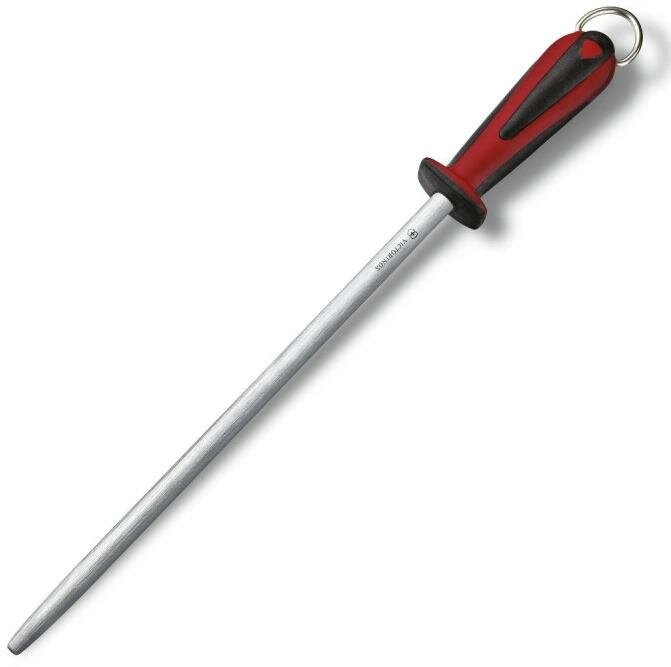 Мусат для ножей VICTORINOX Dual Grip красный, черный, сталь (7,8511)